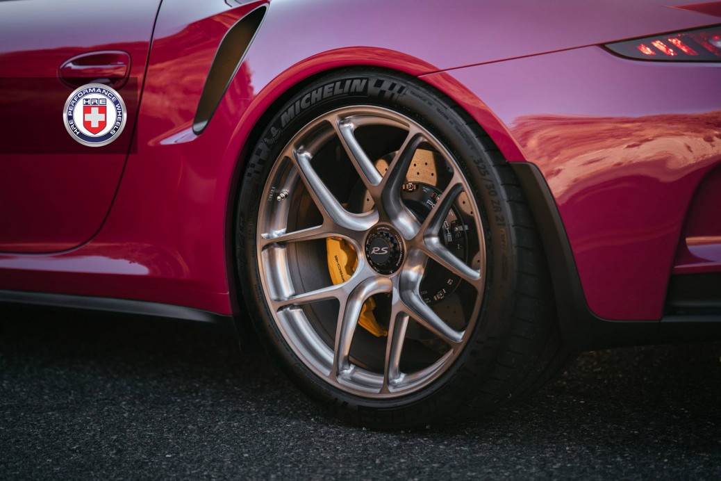 Photos: HRE Wheels R101 Lightweight on Ruby Stone Porsche 911 GT3 RS – P9XX